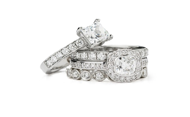 Diamond Ring Stack | Stittgen Fine Jewelry
